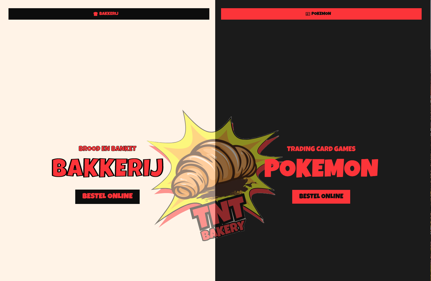 TNT Bakery Brugge | Website met webshop | framingdesk